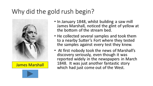 American West: The Gold Rush | Teaching Resources