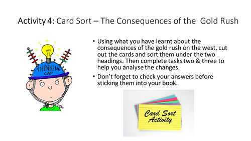 GCSE American West: The Gold Rush | Teaching Resources