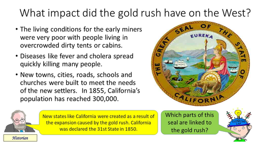 GCSE American West: The Gold Rush | Teaching Resources