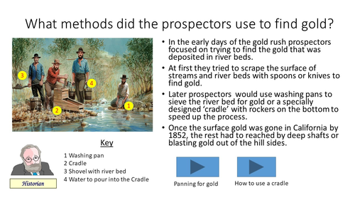 GCSE American West: The Gold Rush | Teaching Resources
