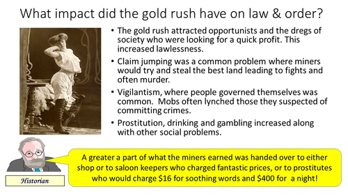 GCSE American West: The Gold Rush | Teaching Resources