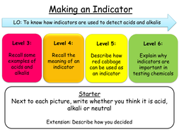 Red Cabbage Indicator Investigation Lesson | Teaching Resources
