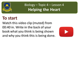 B4.4 - Helping the Heart | Teaching Resources