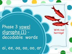 Phase 3 graphemes - decodable words (green words) | Teaching Resources