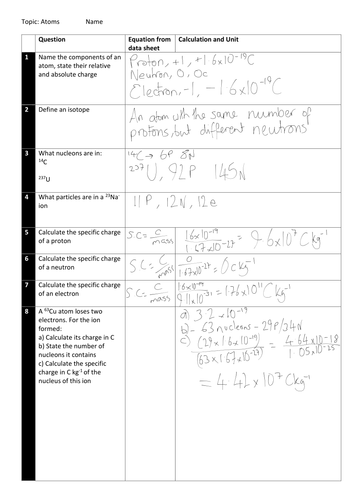New AQA (2016) Year 1 Physics (AS) - Matter and Radiation: Inside the ...