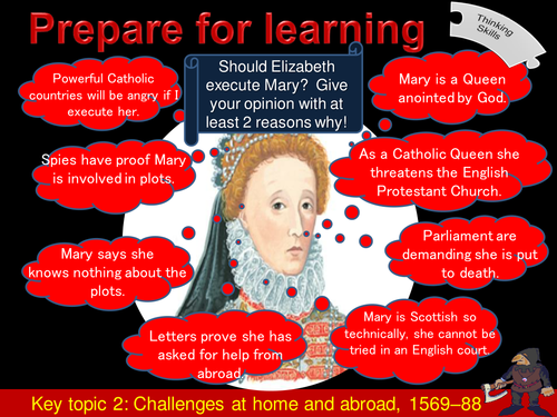 Edexcel 9-1 Early Elizabethan England Why was Mary Queen of Scots ...