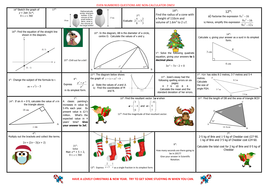 Advanced Higher, Higher and N5 Maths - Advent Calendars | Teaching ...
