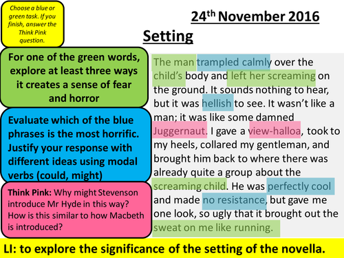 Dr Jeykll and Mr Hyde - AQA English Literature - Chapters 1-3 ...