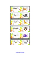 Wild Animals Domino | Teaching Resources
