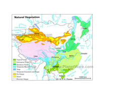 Physical and Human Geography of China Maps | Teaching Resources