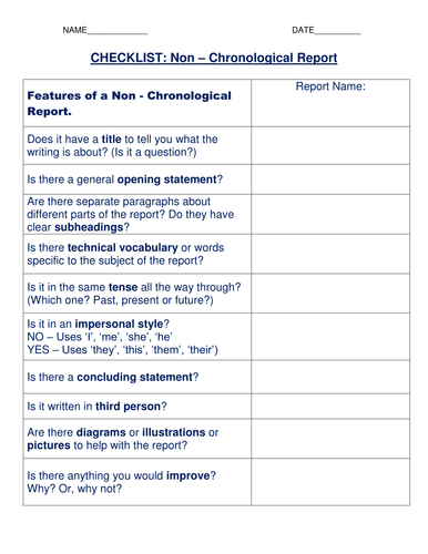 Non-Chronological Report Writing / Factual Report Writing (Bundle of 4 ...