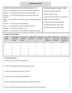 KS3/4 French - Modal verbs drills | Teaching Resources