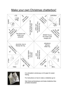 3 Christmas Chatterboxes | Teaching Resources