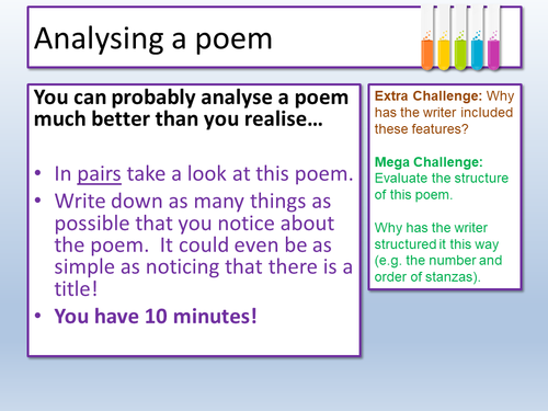 Poetry Introduction | Teaching Resources