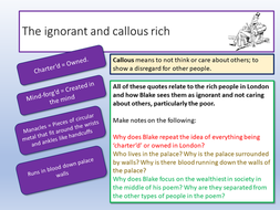 London William Blake | Teaching Resources