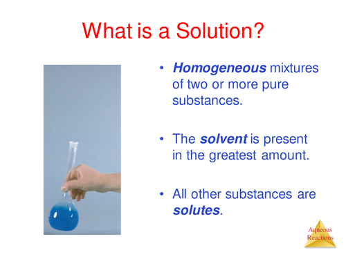 GCSE Chemistry Solutions | Teaching Resources