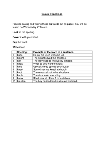 KS2 Spelling Lists (for 17 weeks!) | Teaching Resources