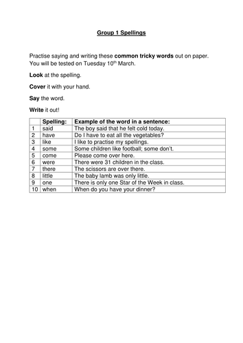 KS2 Spelling Lists (for 17 weeks!) | Teaching Resources