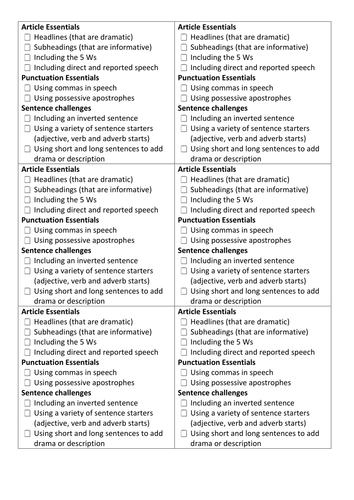 KS3 SOW – Journalistic Writing - 17 lessons with ppts, resources, an ...