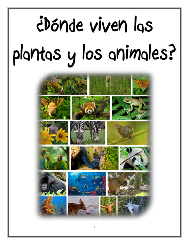 Donde viven las plantas y los animales | Teaching Resources