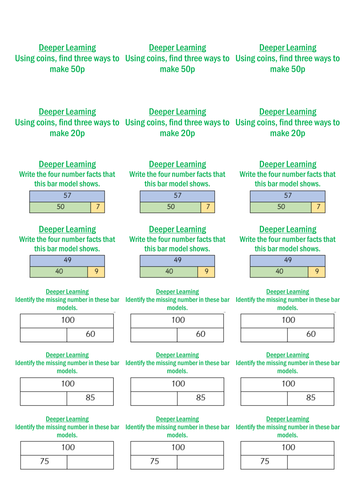 Year 2 Greater Depth/Mastery stickers for challenge, next steps or ...