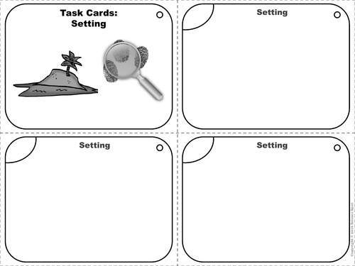 Setting Task Cards | Teaching Resources