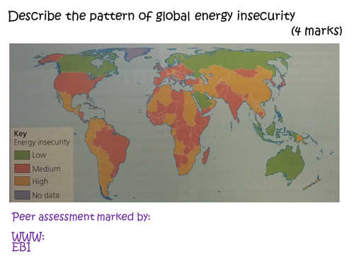 GCSE AQA: Impacts of energy insecurity | Teaching Resources