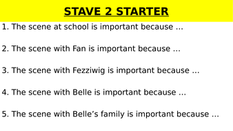 Stave 2 - A Christmas Carol - various resources | Teaching Resources