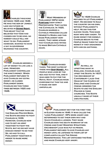 Causes of the English Civil War | Teaching Resources