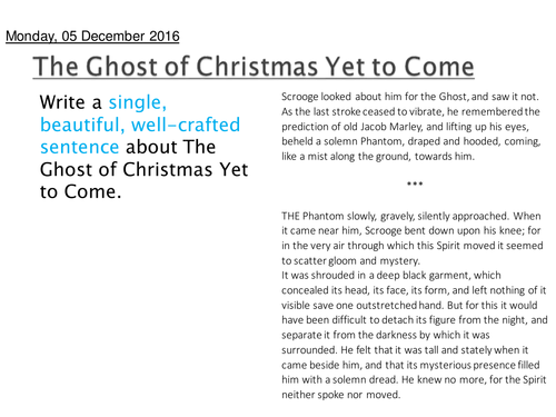 A Christmas Carol PEE/analytical paragraph lesson | Teaching Resources A Christmas Carol PEE/analytical paragraph lesson | Teaching Resources
