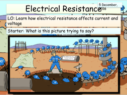 KS3 (Electricity Unit) - Explaining Resistance lesson 1 | Teaching ...