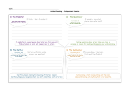 Reciprocal Reading - Bookmarks and Task Sheet | Teaching Resources