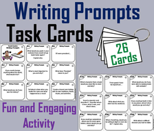 Journal Writing Prompts Task Cards | Teaching Resources