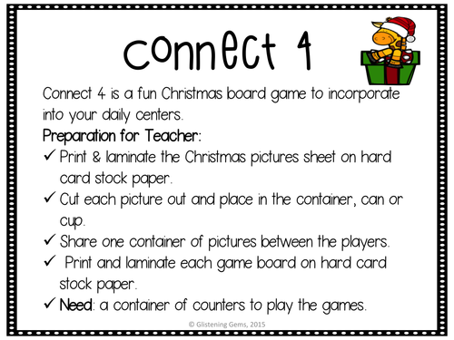 Christmas Game | Teaching Resources