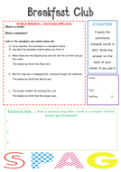 10 SPaG Worksheets | Teaching Resources
