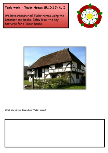 Tudor Homes | Teaching Resources