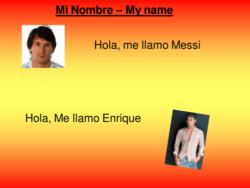Introduction into Spanish Powerpoint | Teaching Resources