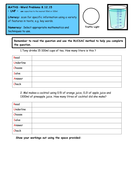 Problem Solving (RUCSAC) | Teaching Resources