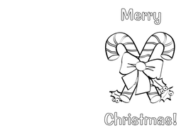 Christmas Card Colouring - 4 designs! End of term activity! | Teaching ...