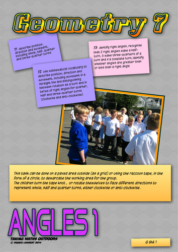 Taking Maths Outdoors with Raccoon Circles - angles and degrees ...