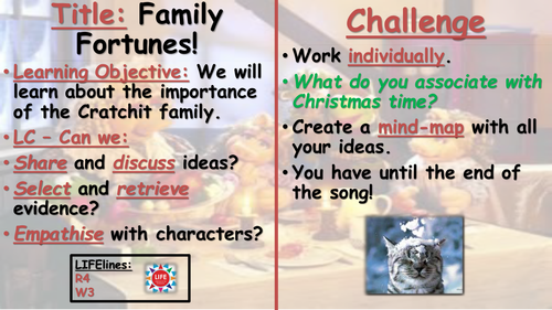 A Christmas Carol - Family Fortunes | Teaching Resources