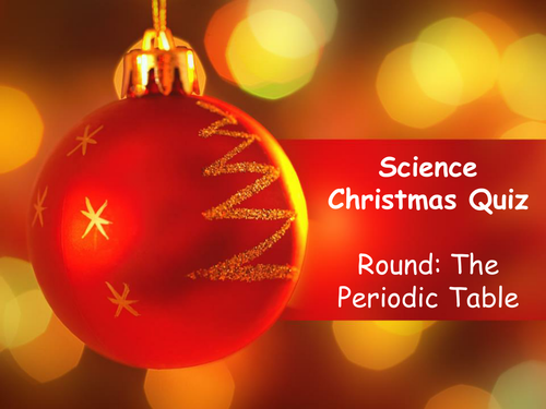 Science Christmas Quiz 2016 / 2017 | Teaching Resources