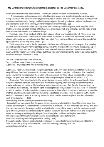 My Swordhand is Singing by Marcus Sedgewick | Teaching Resources