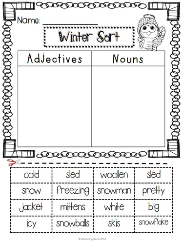 Christmas and Winter Sorts | Teaching Resources