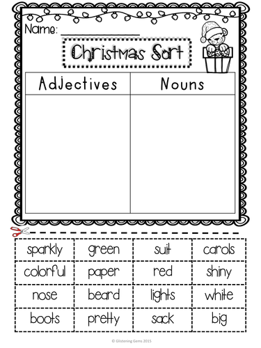 Christmas and Winter Sorts | Teaching Resources