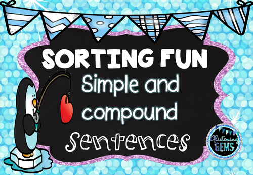 Winter Simple and Compound Sentences Sort | Teaching Resources