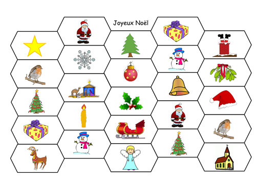 FRENCH - CHRISTMAS - Le Noël - Board Games | Teaching Resources