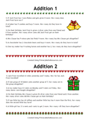 Christmas Maths Worksheets - Year 2 | Teaching Resources