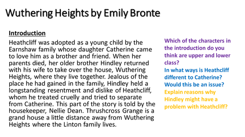 KS3 preparation for AQA new spec 2 (9-1) lit & paper 2 - compare 19th ...