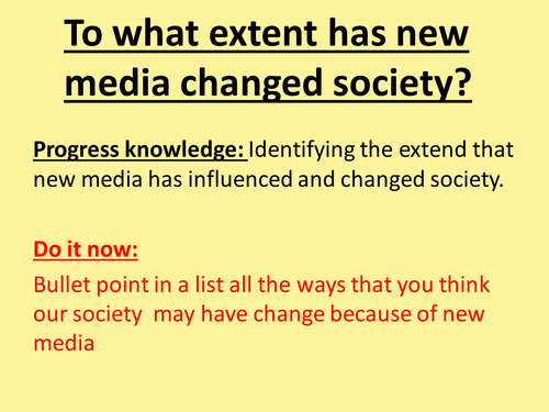 AQA GCSE - Sociology - Mass Media | Teaching Resources